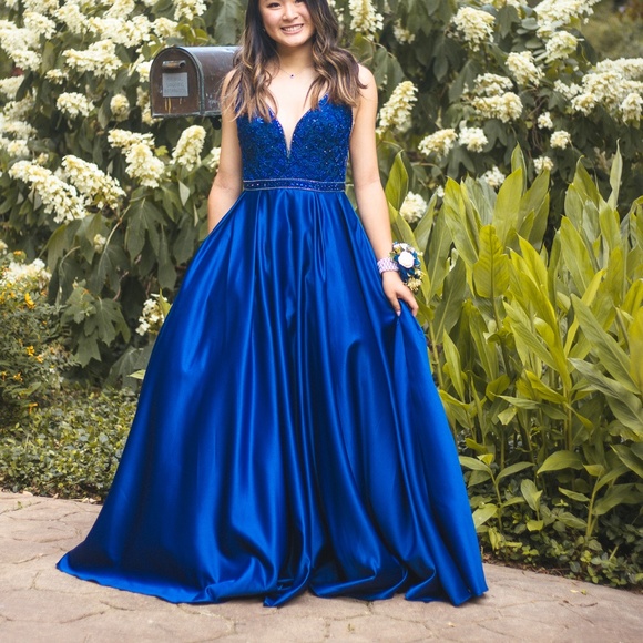 Dresses | Deep Blue Prom Dress | Poshmark